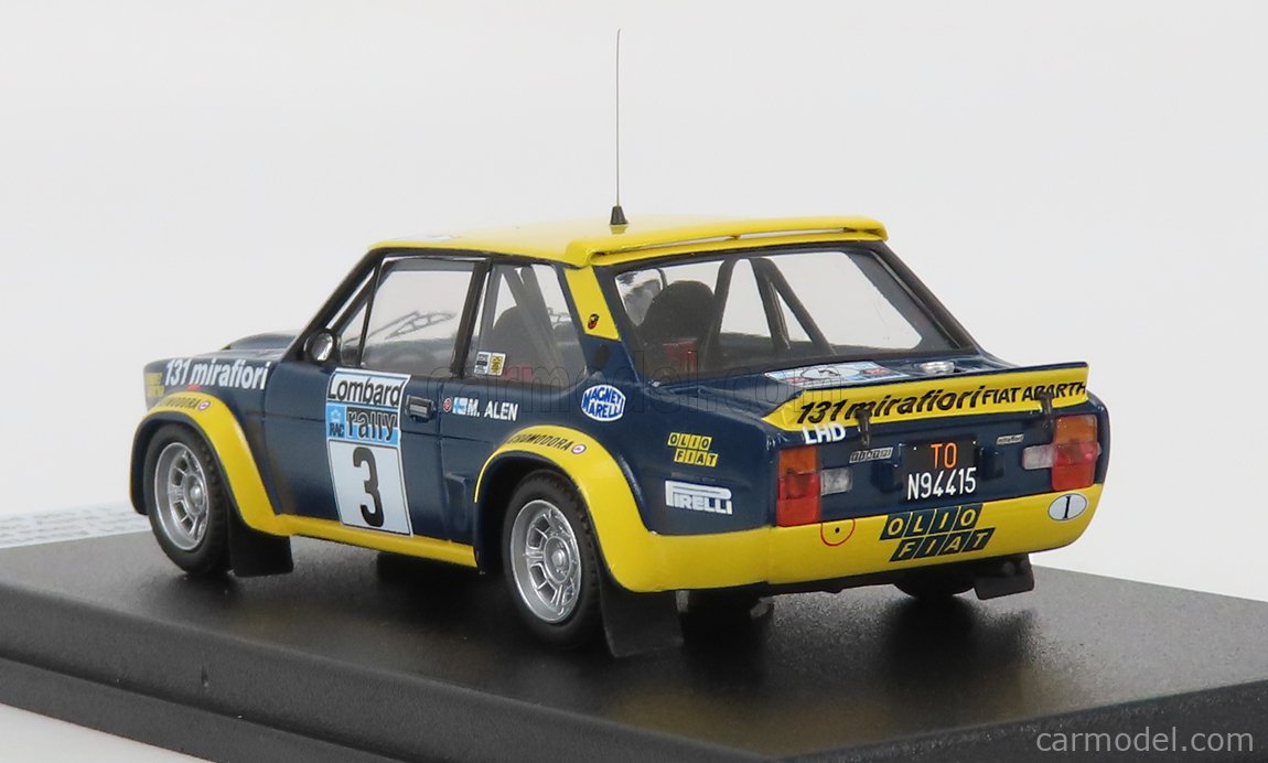 TROFEU FRRUK88 Scale 1/43 | FIAT 131 ABARTH OLIO FIAT N 3 RALLY RAC ...