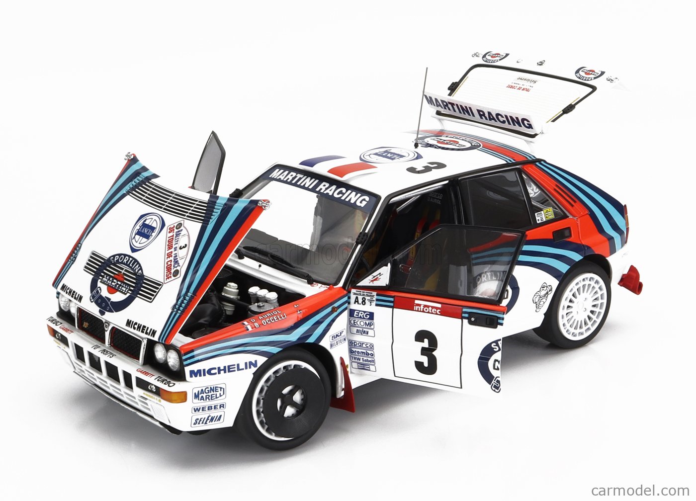 KYOSHO 08348H Scale 1/18 | LANCIA DELTA HF INTEGRALE EVOLUZIONE MARTINI ...