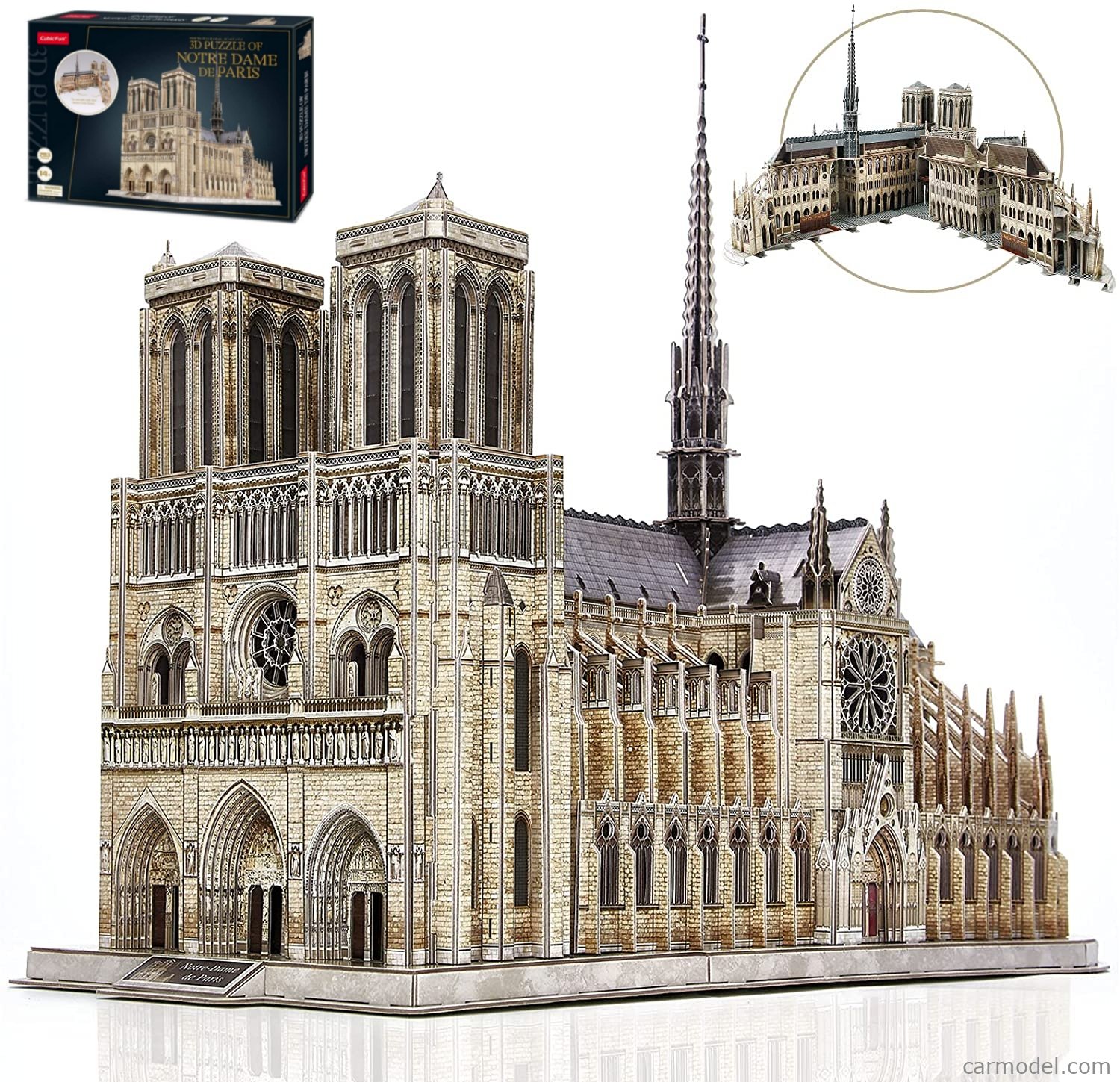 CUBICFUN CF MC260H Escala 1/250 | PUZZLE KIT 3D IN FOAM NOTRE DAME DE ...