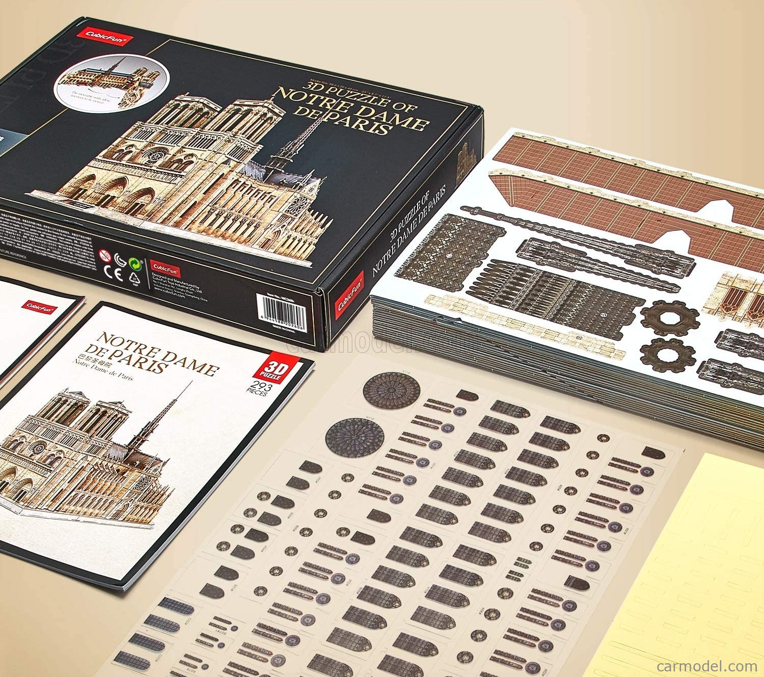 CUBICFUN CF MC260H Scala 1/250 | PUZZLE KIT 3D IN FOAM NOTRE DAME DE ...