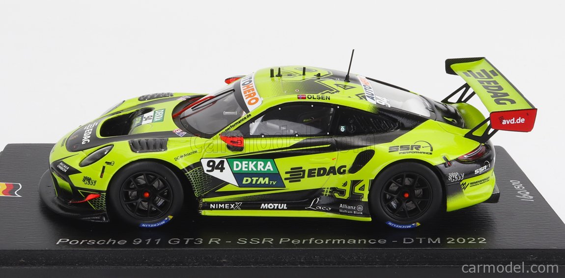 SPARK-MODEL SG876 Scale 1/43 | PORSCHE 911 991-2 GT3 R TEAM SSR ...