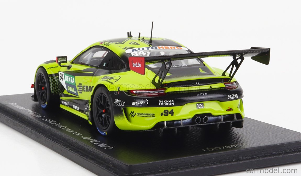SPARK-MODEL SG876 Scale 1/43 | PORSCHE 911 991-2 GT3 R TEAM SSR ...