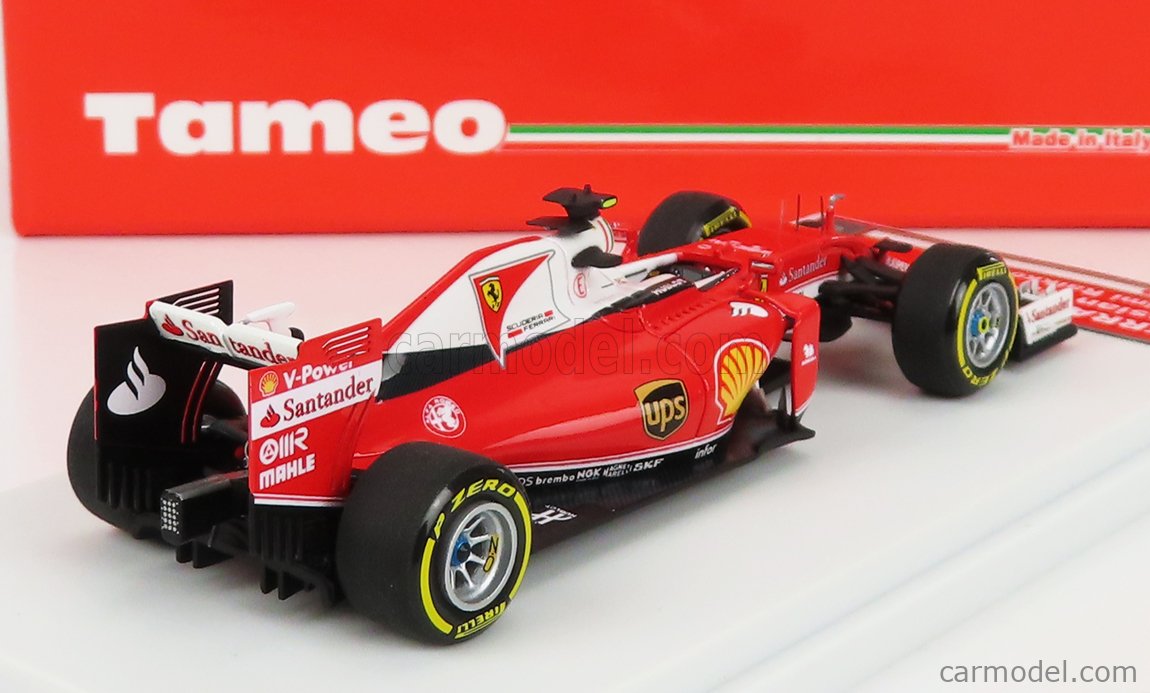 TAMEO TMB038 Escala 1/43 | FERRARI F1 SF16-H N 7 4th RUSSIAN GP 2016 ...
