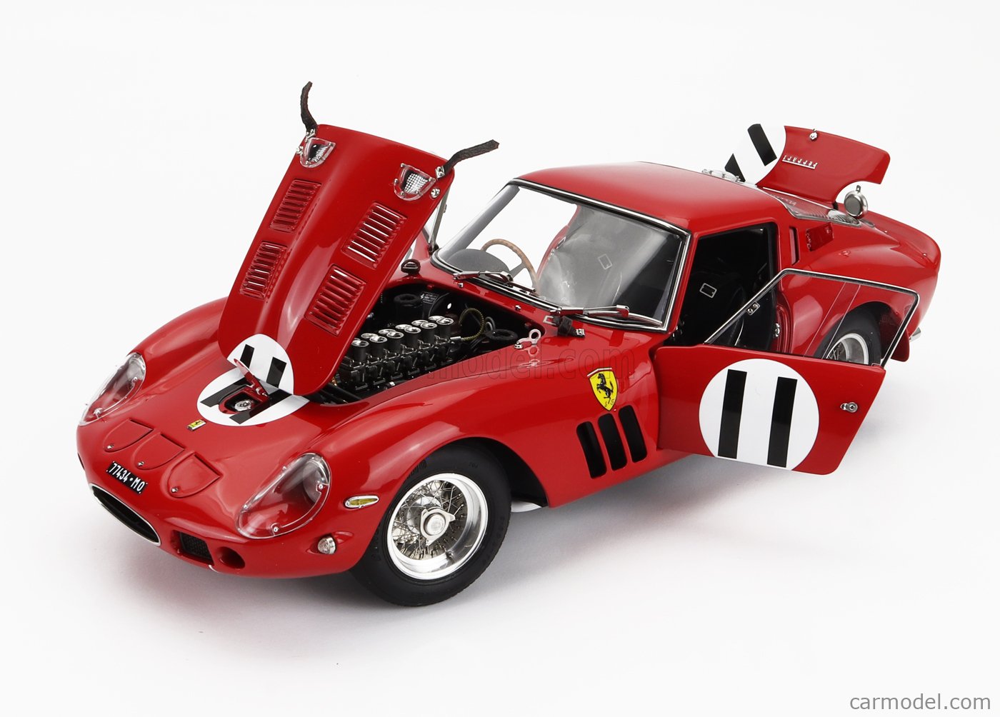 CMC M249 Echelle 1/18 | FERRARI 250 GTO ch.3647 RHD COUPE N 11 2nd ...