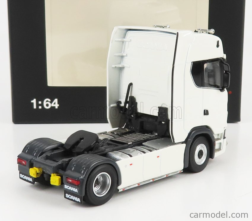 NZG LX10640050 Scale 1/64 | SCANIA S730 V8 TRACTOR TRUCK 2-ASSI 2017 WHITE