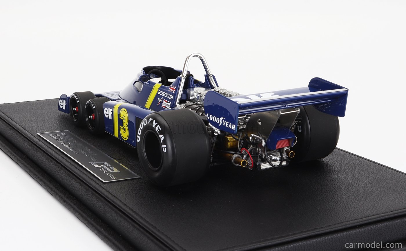 GP-REPLICAS GP089A Scale 1/18 | TYRRELL F1 P34 ELF 6 WHEELS N 3 POLE POSITION AND WINNER SWEDEN ...
