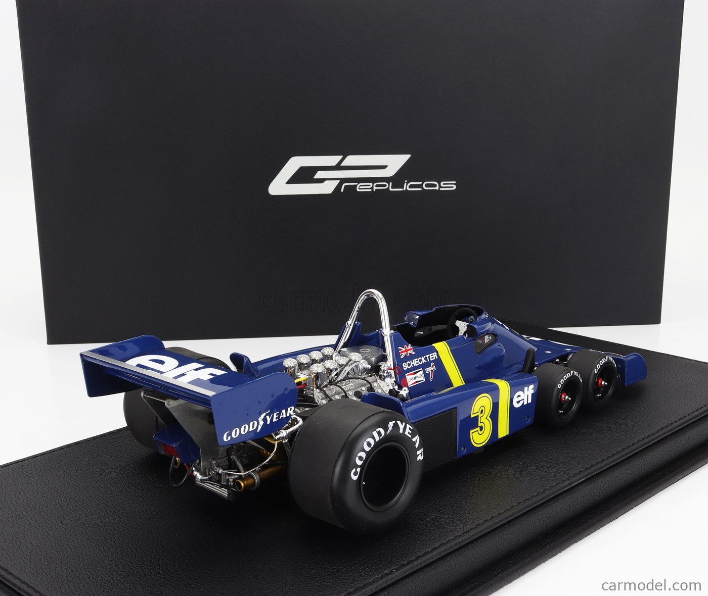 GP-REPLICAS GP089C Scale 1/18 | TYRRELL F1 P34 ELF 6 WHEELS N 3 2nd MONACO GP 1976 J.SCHECKTER ...