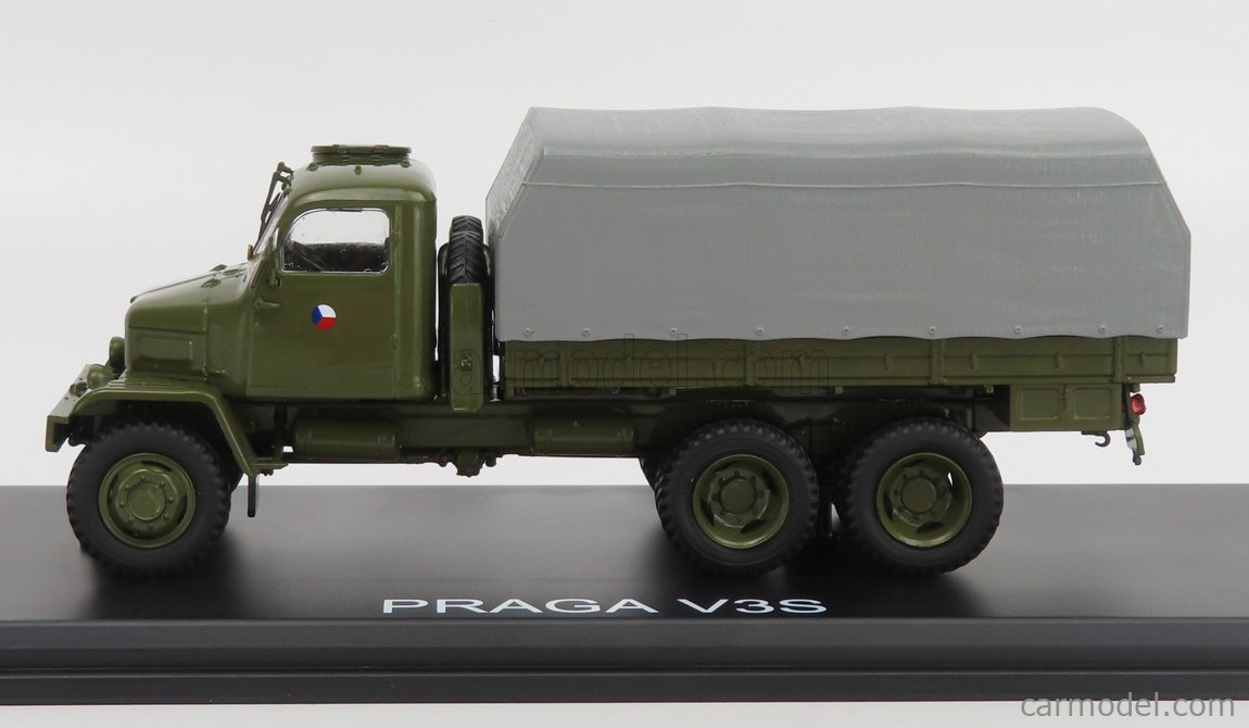PREMIUM CLASSIXXS 47138 Scale 1/43 | PRAGA V3S TRUCK TELONATO 3-ASSI 1953 MILITARY GREEN