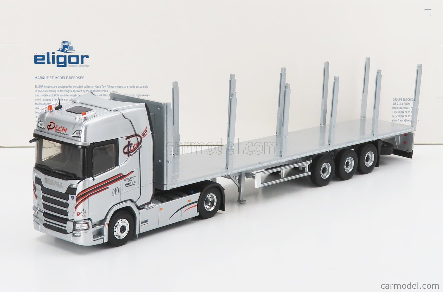 ELIGOR 117559 Scale 1/43 | SCANIA S500 TRUCK PIANALE DLCM TRANSPORTS ...
