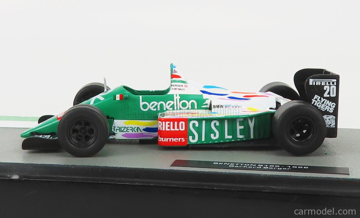 EDICOLA FORMULA1AUTOCOL000 Scale 1/43 | BENETTON F1 BMW B186 BENETTON N 20 SEASON 1986 GERHARD ...