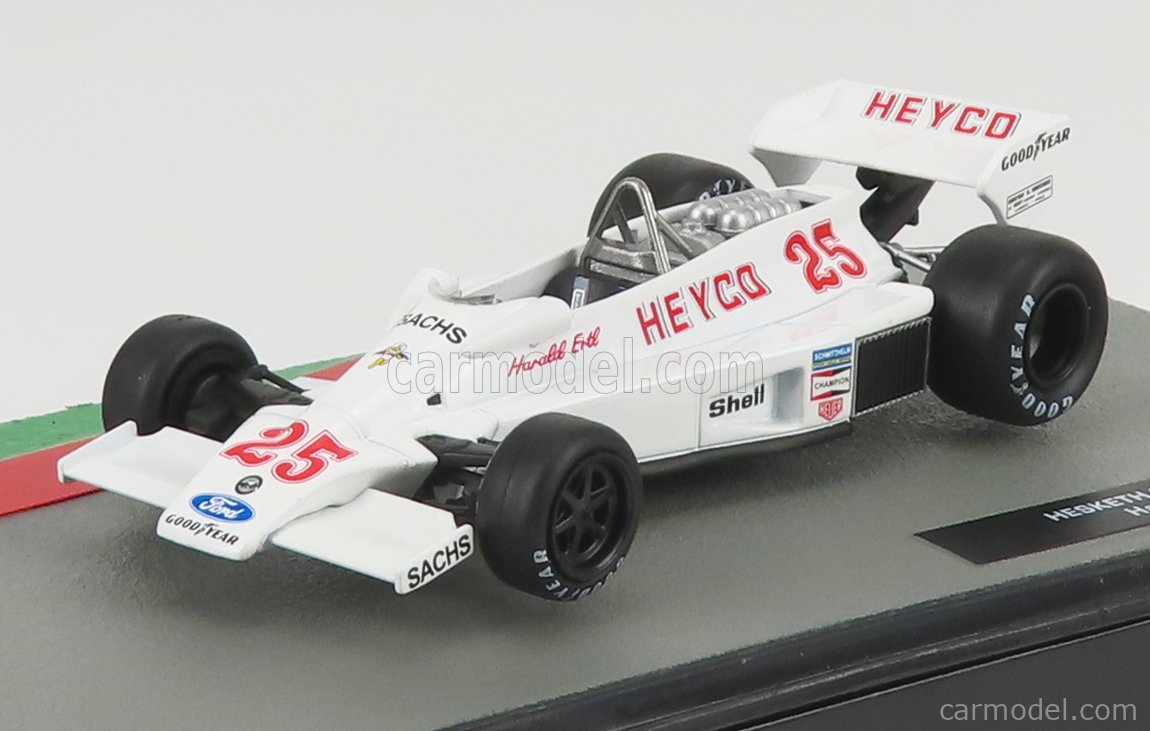 EDICOLA F1THECARCOLL025 Scale 1/43 | HESKETH F1 308E HEYCO N 25 SEASON ...