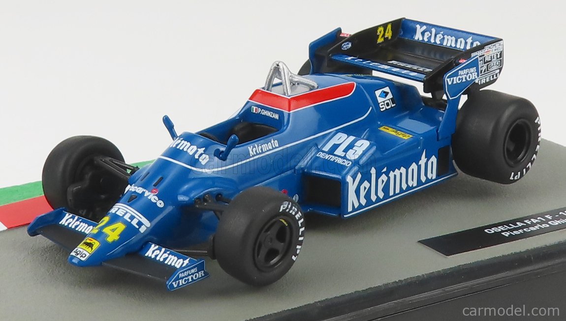 EDICOLA F1THECARCOLL076 Scala 1/43 | OSELLA F1 FA1 F N 24 SEASON 1984 ...