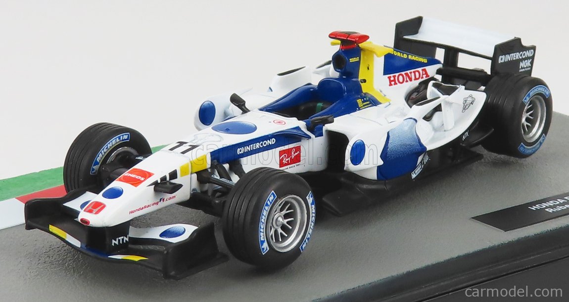 EDICOLA F1THECARCOLL080 Scale 1/43 | HONDA F1 RA106 HONDA N 11 SEASON 2006 RUBENS BARRICHELLO ...