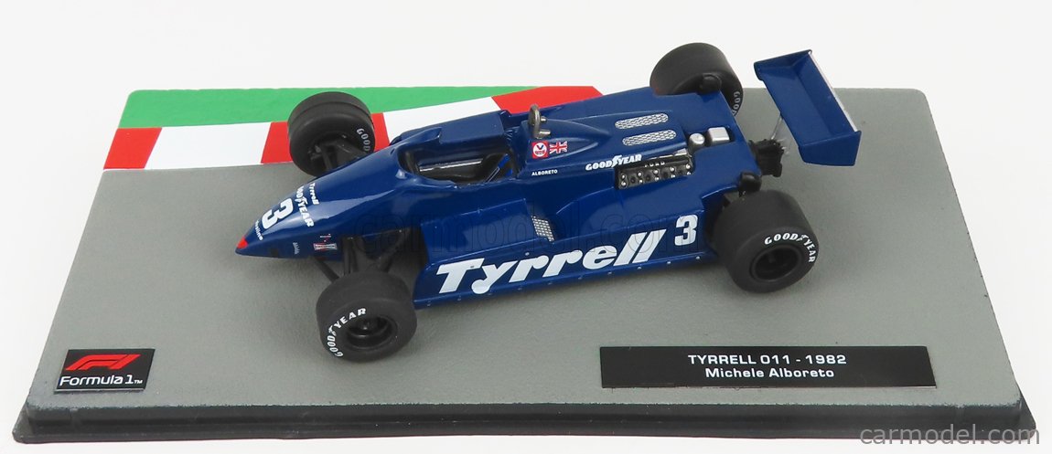 EDICOLA F1THECARCOLL081 Scale 1/43 | TYRRELL F1 011 N 3 SEASON 1982 ...