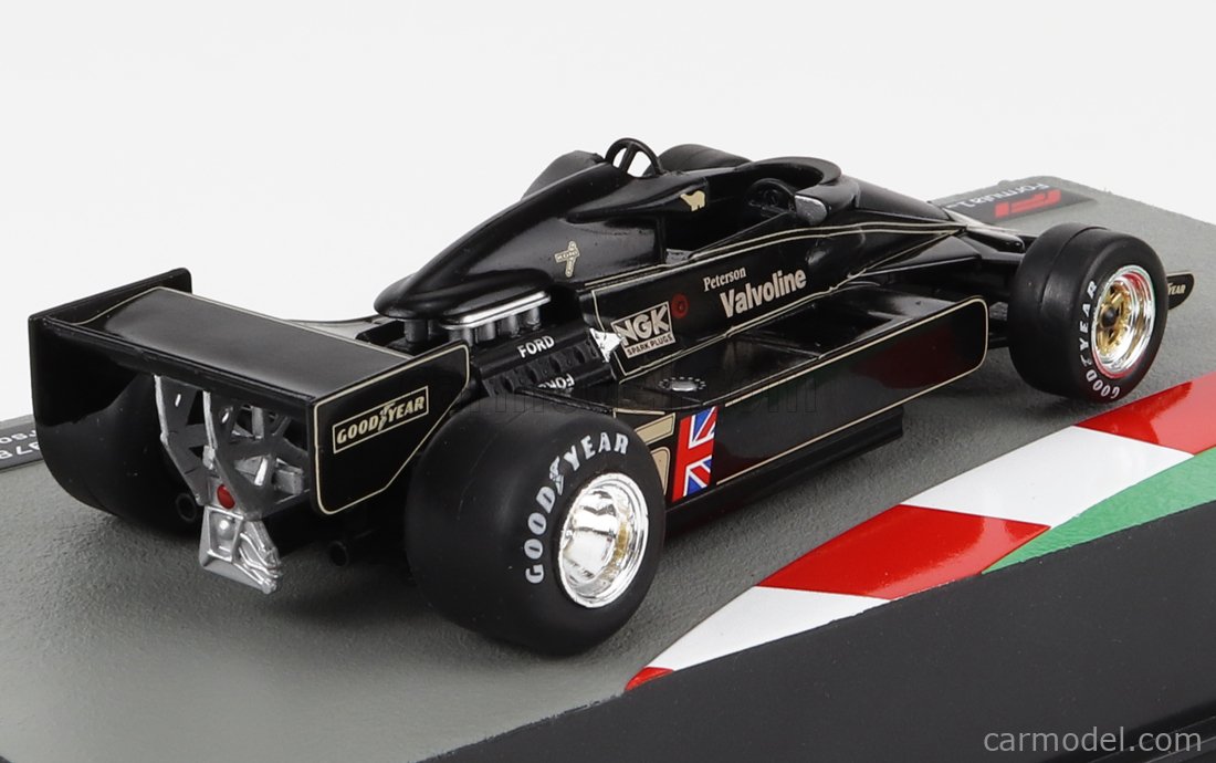 EDICOLA F1THECARCOLL106 Scale 1/43 | LOTUS F1 78 N 6 SEASON 1978 RONNIE PETERSON BLACK GOLD