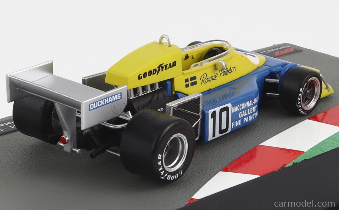 EDICOLA F1THECARCOLL118 Scale 1/43 | MARCH F1 761 N 10 SEASON 1976 RONNIE PETERSON BLUE YELLOW