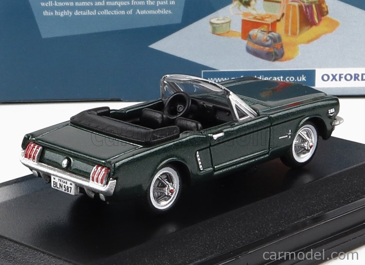 OXFORD-MODELS 87MU65006 Escala 1/87 | FORD USA MUSTANG CABRIOLET OPEN ...