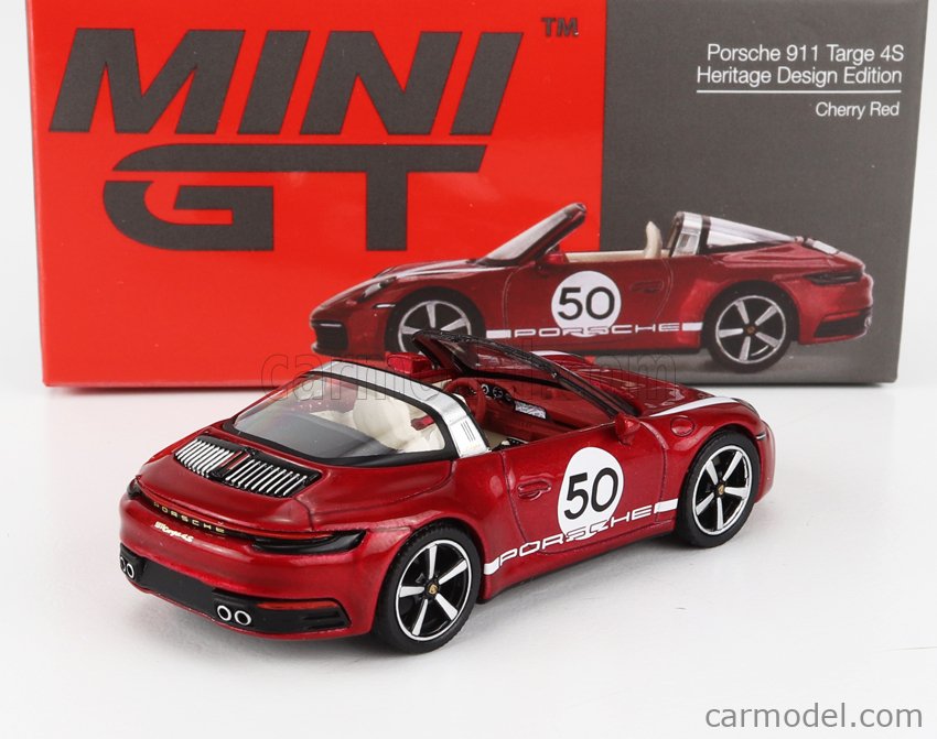 MINI-GT MGT00461-L Scale 1/64 | PORSCHE 911 992 TARGA 4S N 50 HERITAGE ...