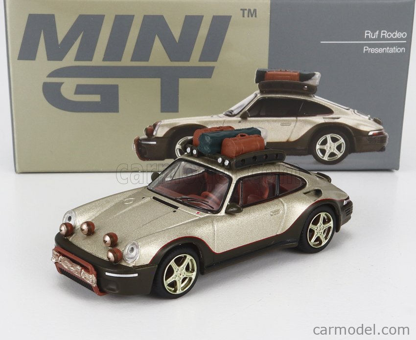MINI-GT MGT00421-L Scale 1/64 | PORSCHE 911 964 RUF RODEO LHD 2020 GOLD MET