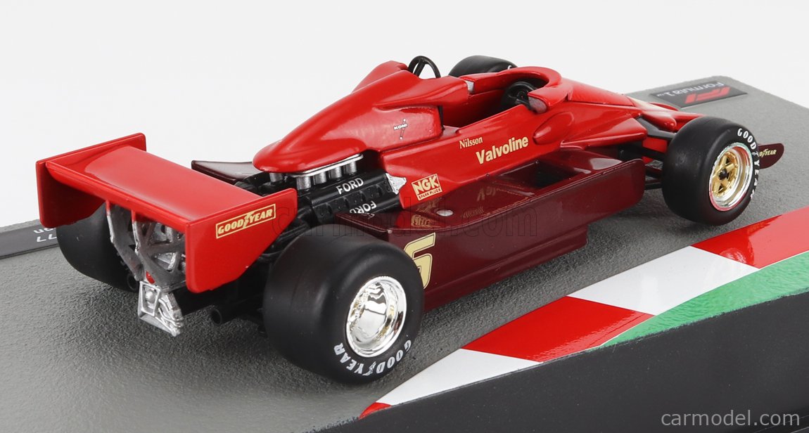 EDICOLA F1THECARCOLL139 Scale 1/43 | LOTUS F1 78 N 6 SEASON 1977 GUNNAR NILSSON 2 TONE RED