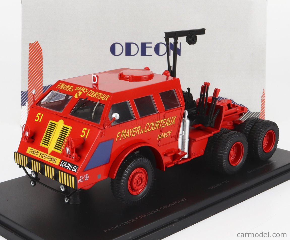 ODEON ODEON125 Scale 1/43 | PACIFIC TANK M26 TRACTOR TRUCK 3-ASSI F ...