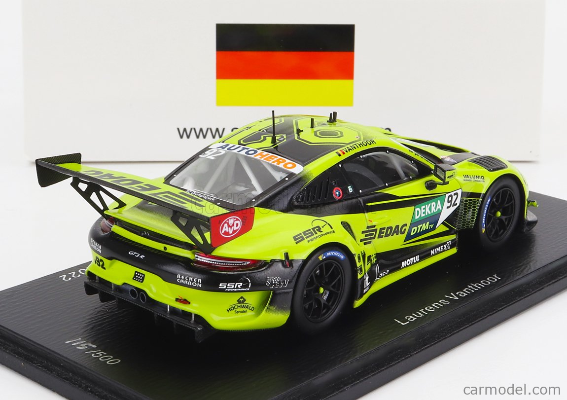SPARK-MODEL SG875 Scale 1/43 | PORSCHE 911 991-2 GT3 R TEAM SSR ...