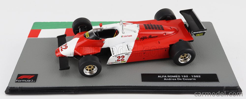 EDICOLA F1THECARCOLL157 Scale 1/43 | ALFA ROMEO F1 182 N 22 SEASON 1982 ...