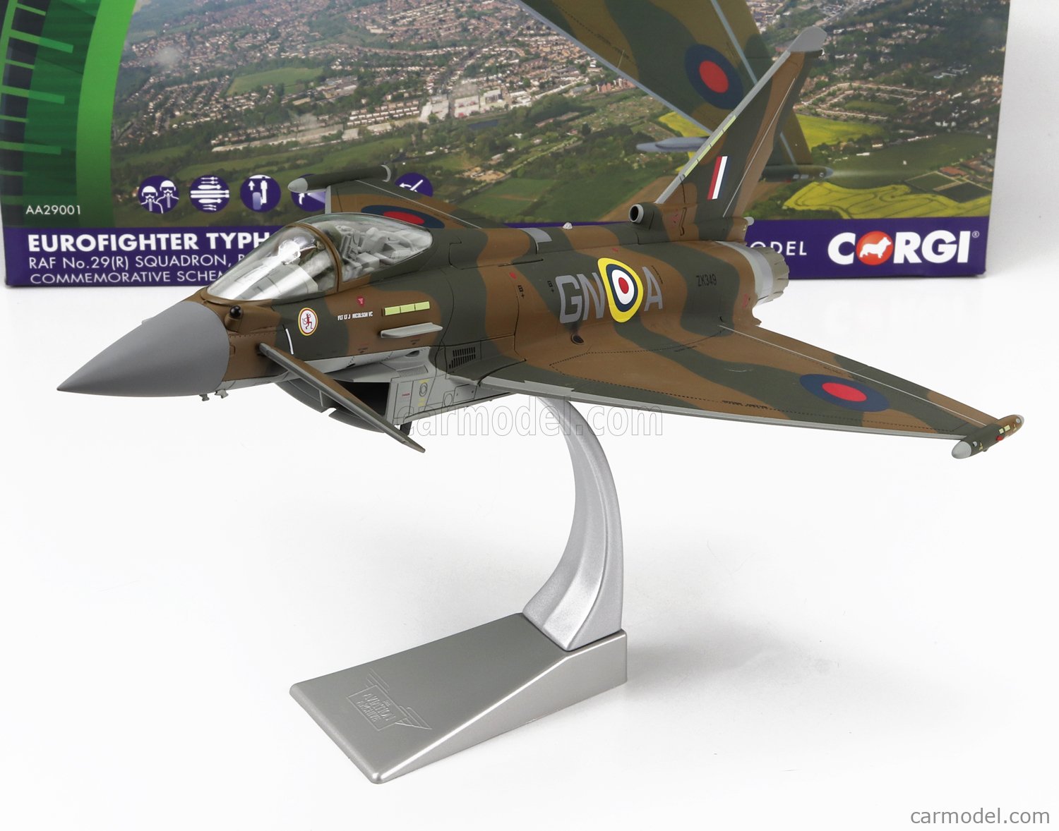 CORGI AA29001 Scale 1/72 | EUROFIGHTER TYPHOON FGR.4 AIRPLANE ZK349 GN ...