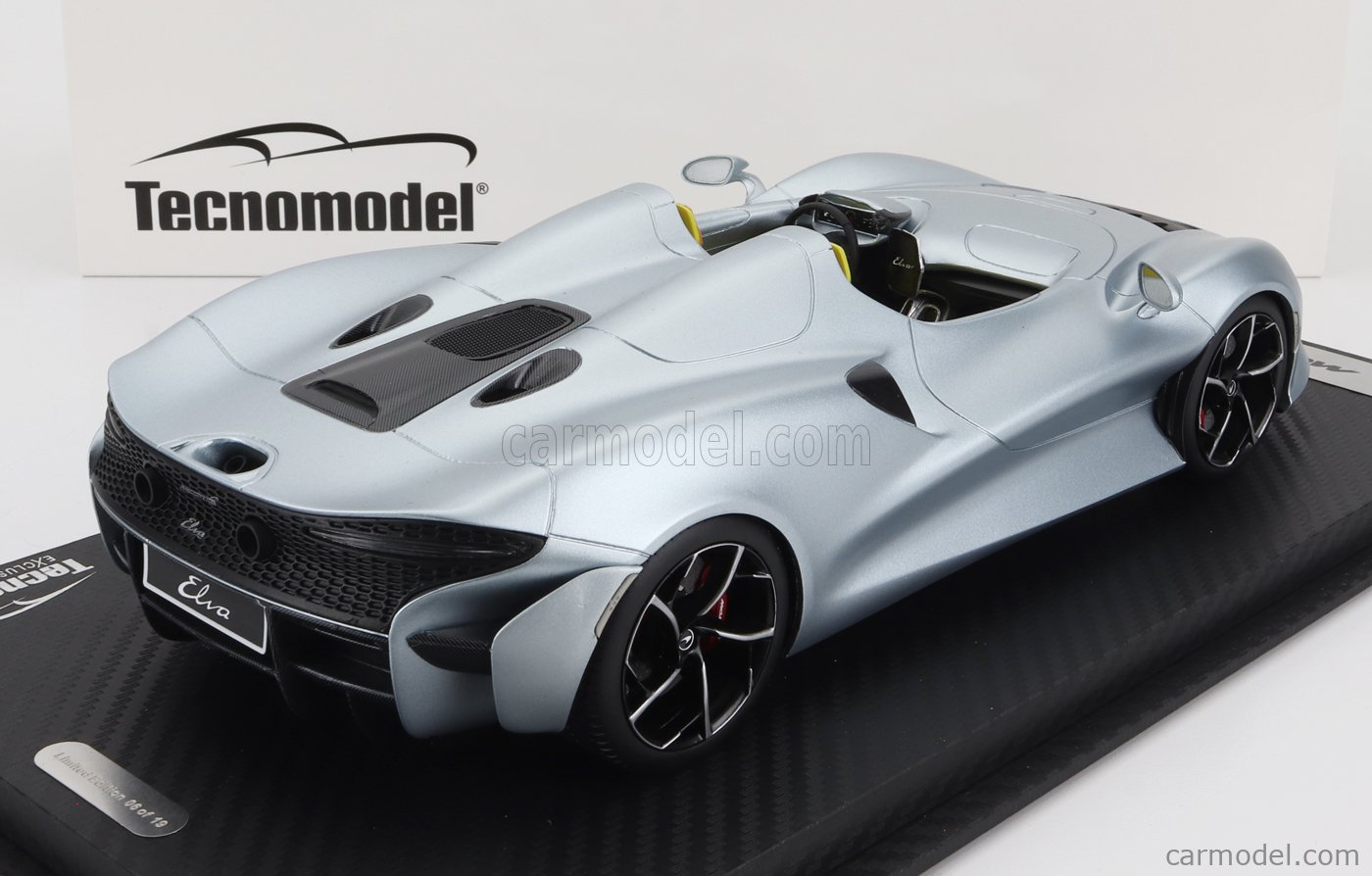 TECNOMODEL T18-EX09F Scale 1/18 | McLAREN ELVA 2020 ICE SILVER