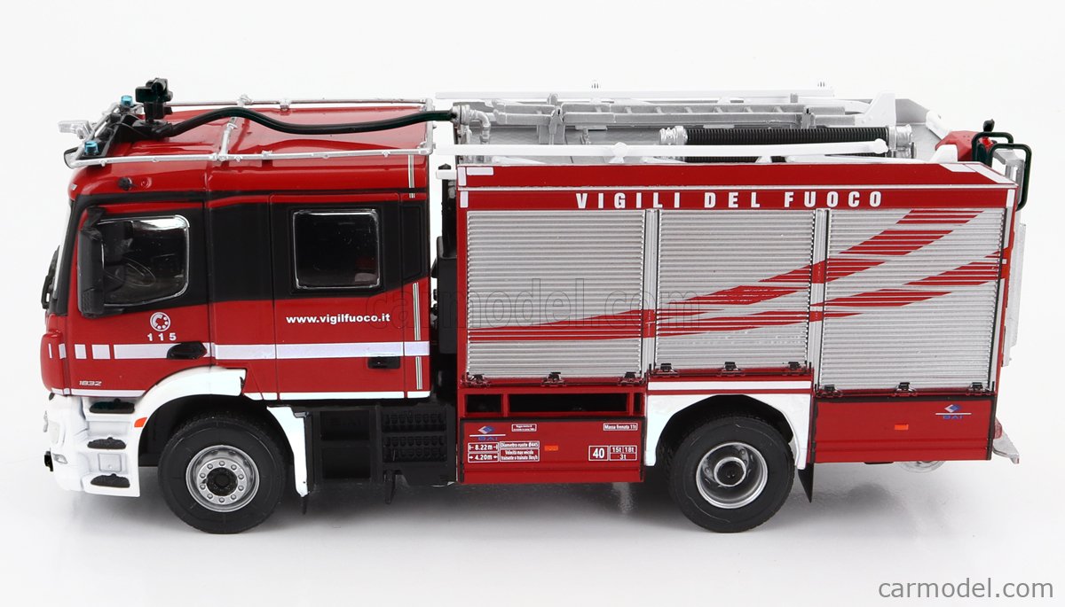 EDICOLA WORLDFIRECENT033 Scale 1/43 | MERCEDES BENZ AROCS 1832 DOUBLE ...