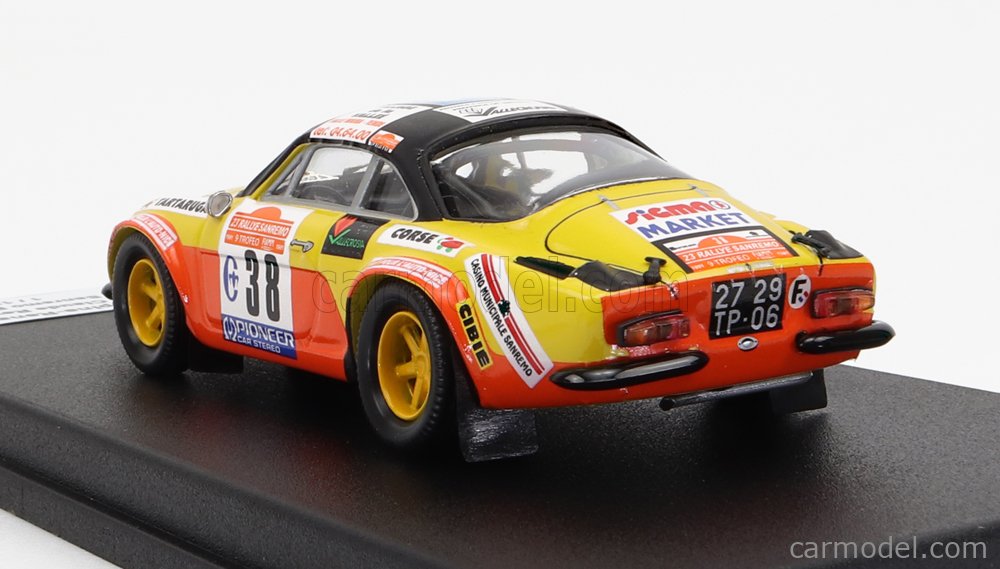 TROFEU TFRRIT12 Scale 1/43 | RENAULT ALPINE A110 N 38 RALLY SANREMO ...