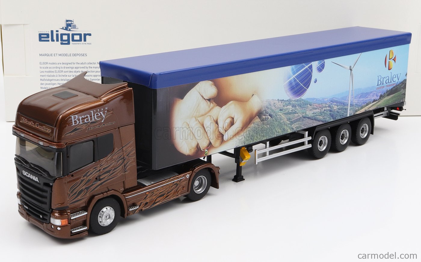 ELIGOR 117557 Scale 1/43 | SCANIA R580 STREAMLINER TRUCK CASSONATO ...