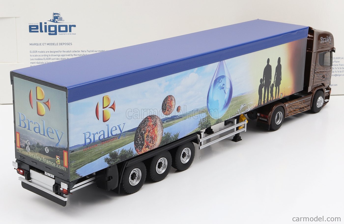 ELIGOR 117557 Scale 1/43 | SCANIA R580 STREAMLINER TRUCK CASSONATO ...