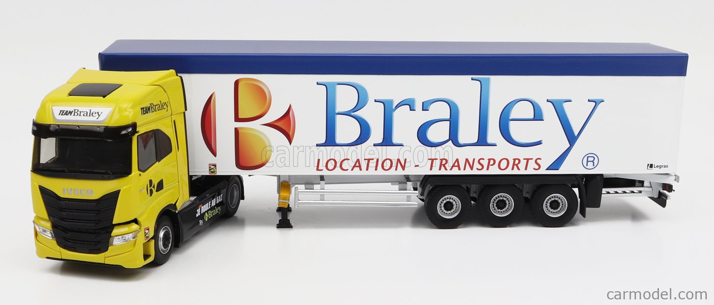 ELIGOR 117556 Scale 1/43 | IVECO FIAT S-WAY 570 TRUCK CASSONATO BRALEY ...