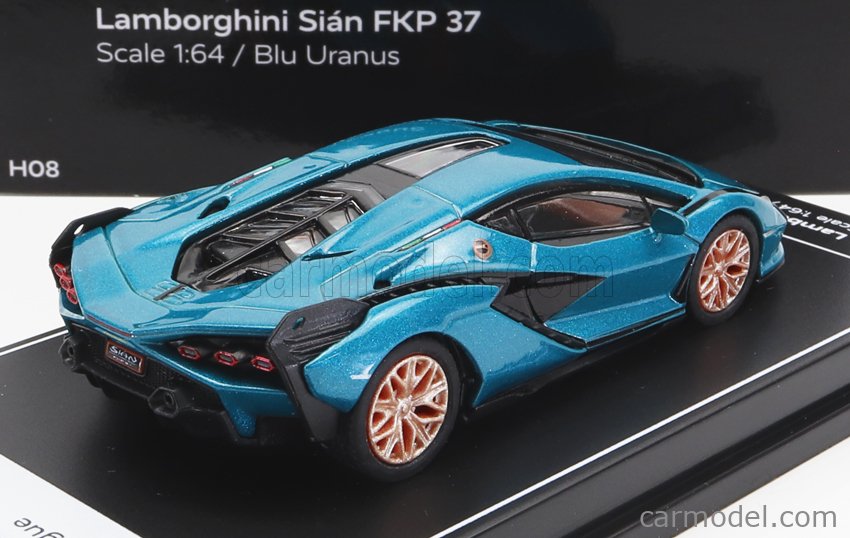 KINSMART KTH08 Scale 1/64 | LAMBORGHINI SIAN FKP 37 HYBRID 2020 BLUE