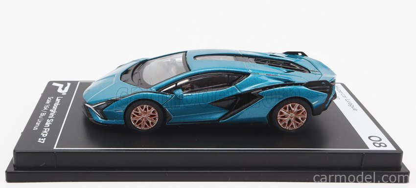 KINSMART KTH08 Scale 1/64 | LAMBORGHINI SIAN FKP 37 HYBRID 2020 BLUE