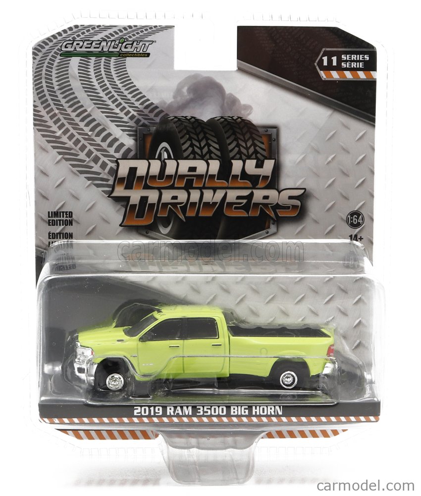 GREENLIGHT 46110E Scale 1/64 | DODGE RAM 3500 PICK-UP DOUBLE CABINE BIG ...