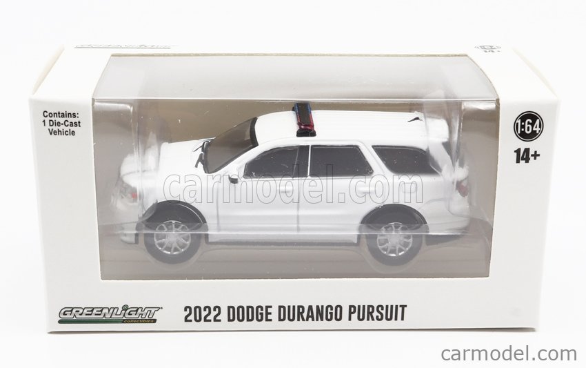 GREENLIGHT 43003POL Scale 1/64 | DODGE DURANGO PURSUIT POLICE 2022 WHITE