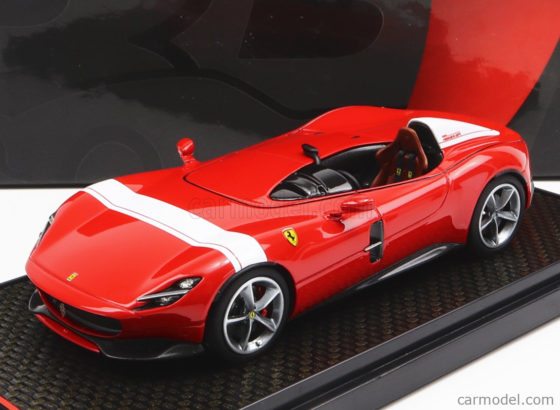 BBR-MODELS BBRC220C Scale 1/43 | FERRARI MONZA SP1 2018 ROSSO CORSA 322 ...