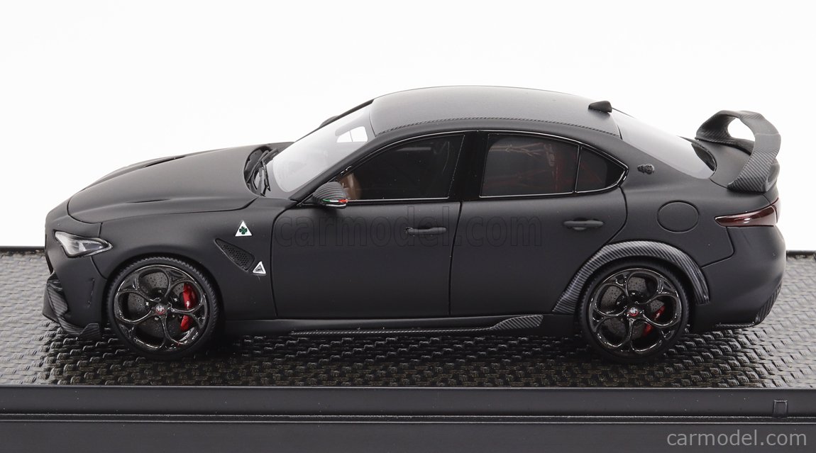 BBR-MODELS BBRC247MB Scale 1/43 | ALFA ROMEO GIULIA GTAm 2020 MATT BLACK