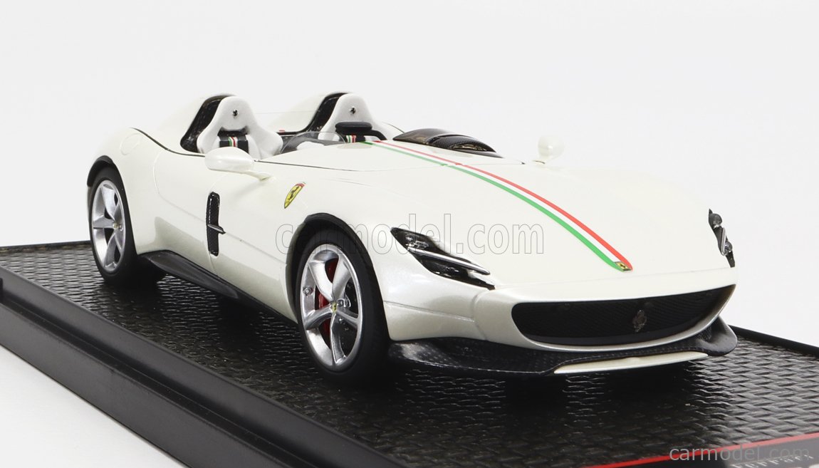 BBR-MODELS BBRC221i Scale 1/43 | FERRARI MONZA SP2 2018 BIANCO ITALIA ...