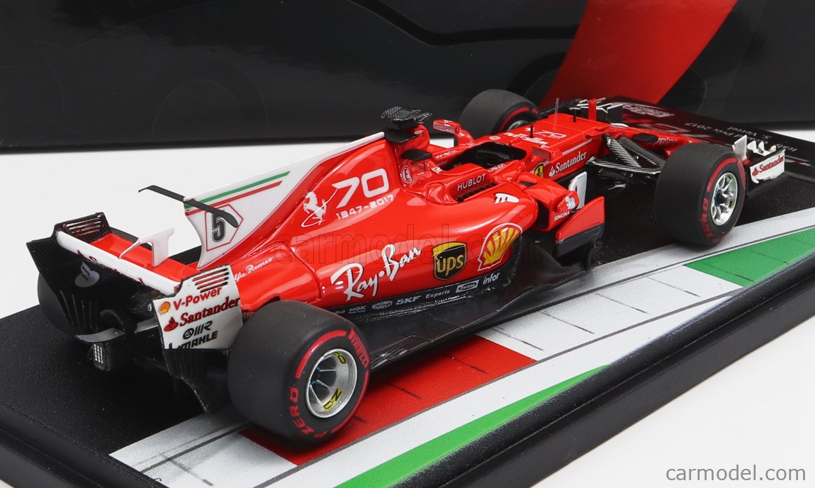 BBR-MODELS BBRCSF70H1 Scale 1/43 | FERRARI F1 SF70H N 5 ITALY GP 2017 ...