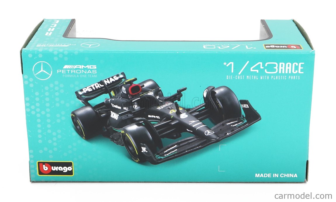 BURAGO 18-38080-HAM Scale 1/43 | MERCEDES GP F1 W14 TEAM MERCEDES-AMG ...