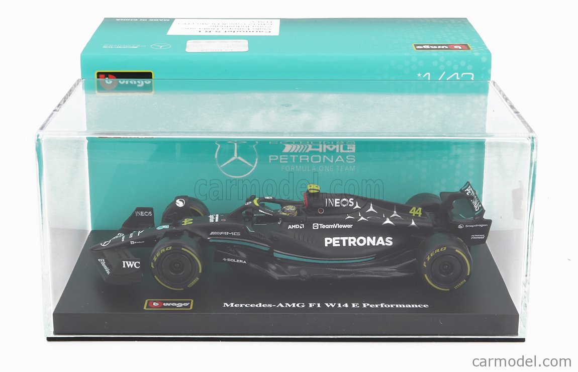 BURAGO 18-38081-HAM Scale 1/43 | MERCEDES GP F1 W14 TEAM MERCEDES-AMG ...