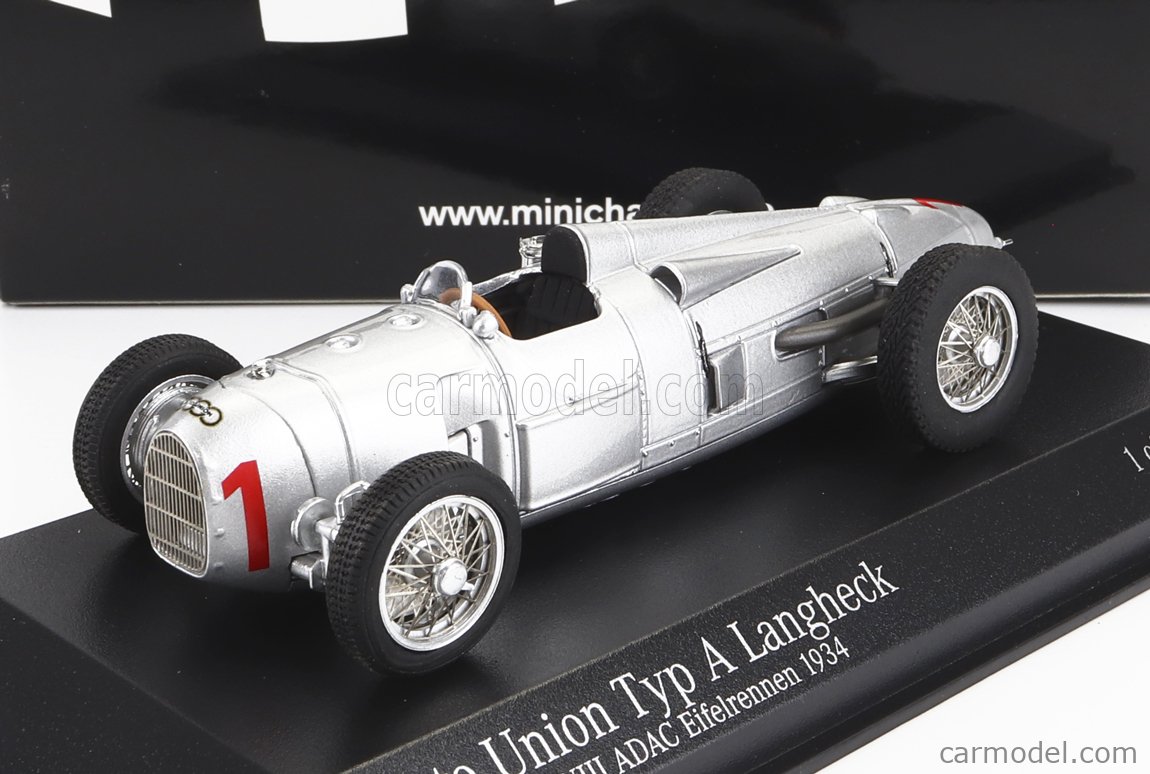 MINICHAMPS 410342001 Scale 1/43 | AUTO UNION F1 TYPE A N 1 2nd VIII ...