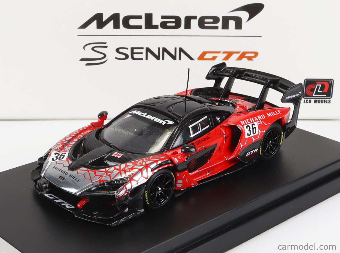 LCD-MODEL LCD64024-RE Scale 1/64 | McLAREN SENNA GTR N 36 RACE VERSION ...