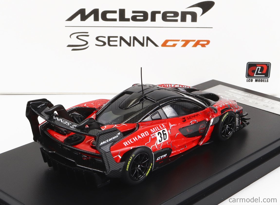 LCD-MODEL LCD64024-RE Scale 1/64 | McLAREN SENNA GTR N 36 RACE VERSION ...
