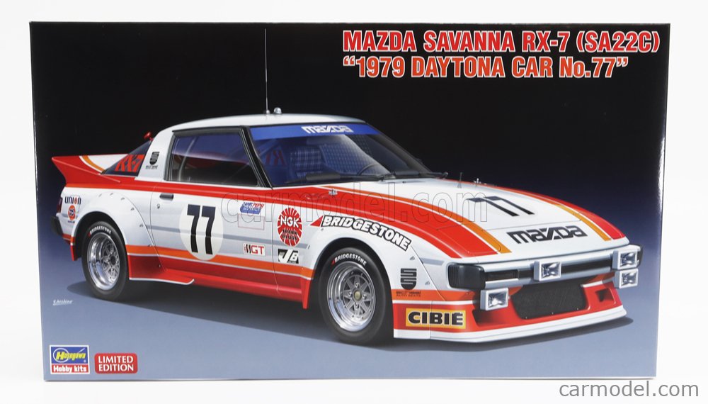 HASEGAWA 20587 Masstab: 1/24 | MAZDA SAVANNA RX-7 (SA22C) N 77 DAYTONA 1979