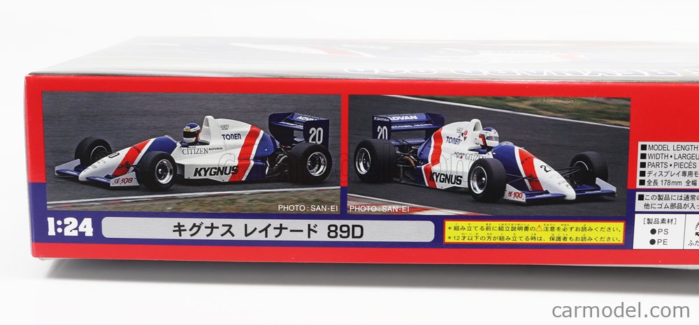 HASEGAWA 20590 Scale 1/24 | REYNARD F3000 89D TEAM KYGNUS RACING N 20 ...