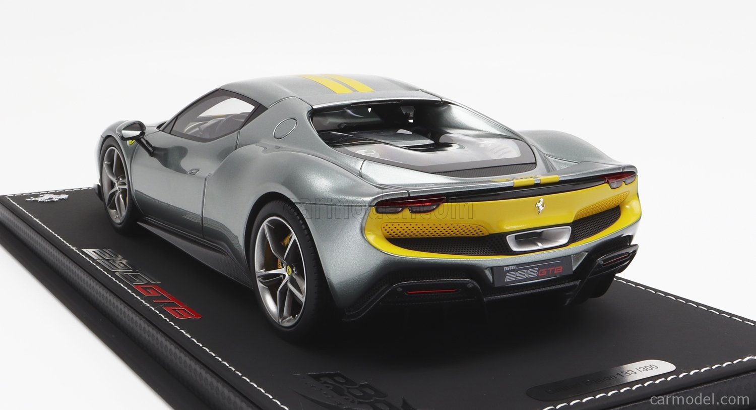 BBR-MODELS P18211A-VET Scale 1/18 | FERRARI 296 GTB ASSETTO FIORANO 2022 GRIGIO CORBURN - GREY ...